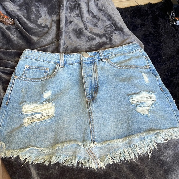 caffeine | Skirts | Very Cute Denim Skirt | Poshmark